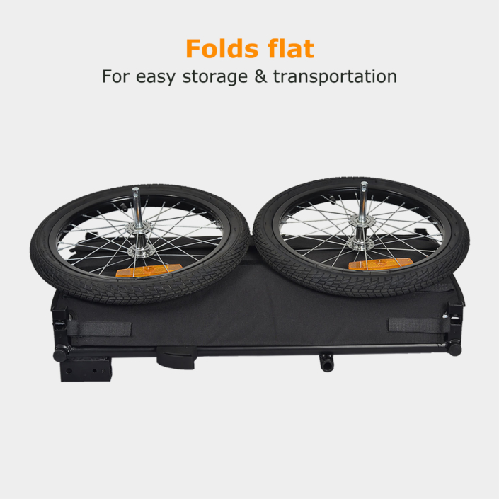 Tiggo Klappbar Fahrrad Lastenanhänger Fahrradanhänger 75 Liter / 2 Getränkekästen – TIGGO-SHOP